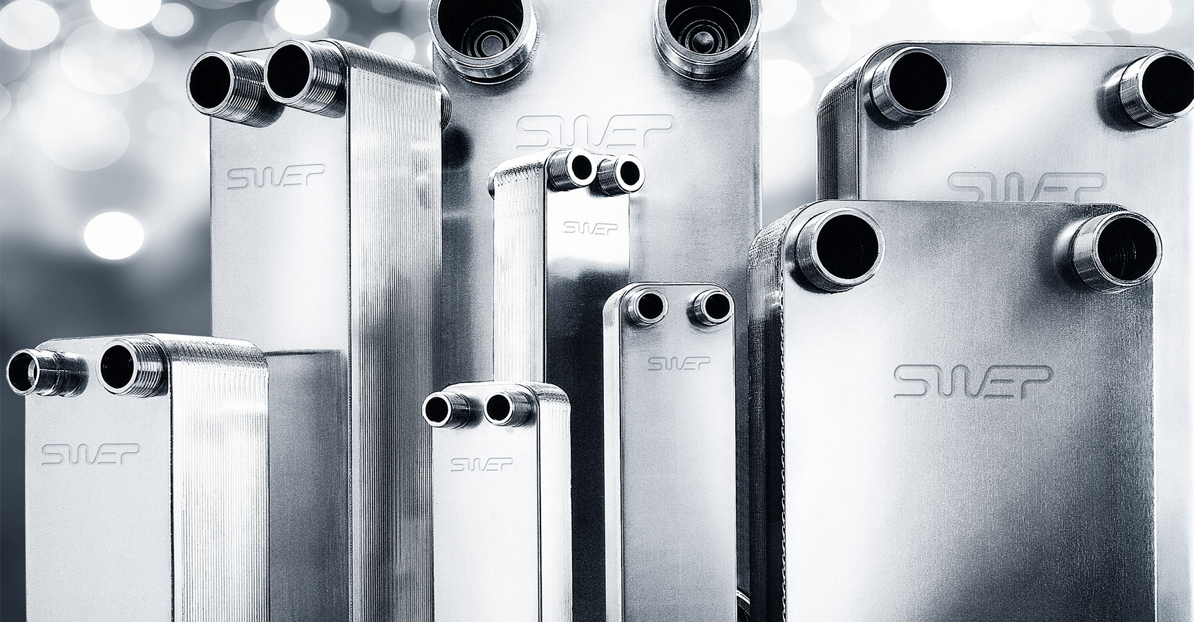 Single-phase heat exchangers - copper brazed or 100% All-Stainless-SWEP