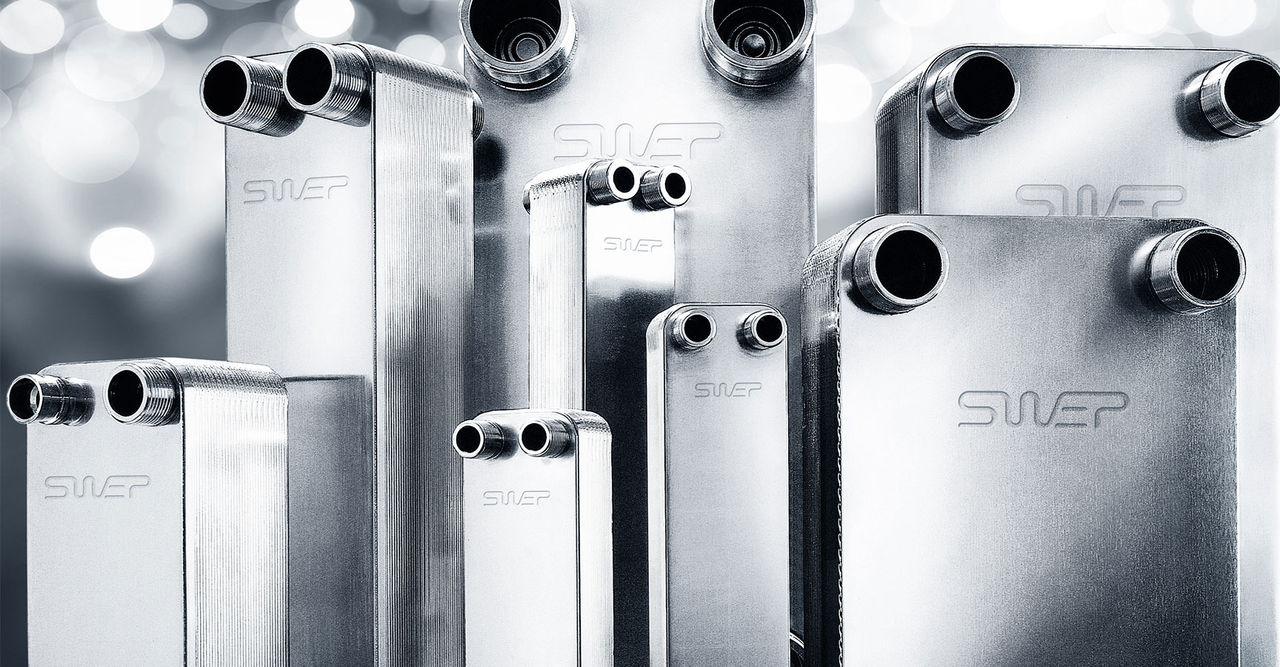 Brazed plated heat exchangers for industrial chillers - SWEP